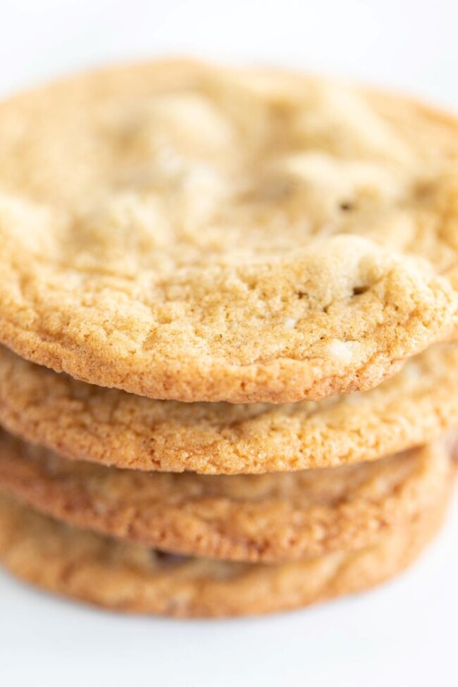 Thin Chocolate Chip Cookies | Easy Cookie Recipes