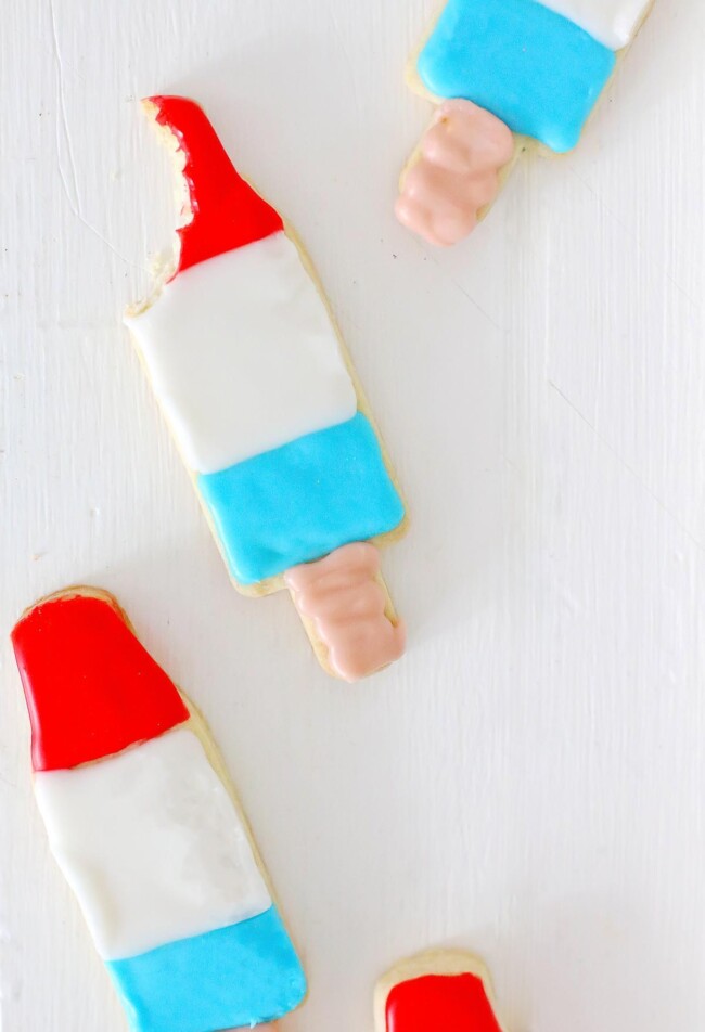 Bomb Pop 4th of July Cookies | Easy Cookie Recipes